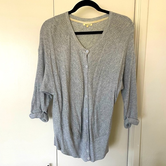 LA made | Sweaters | Rolled Sleeve Button Up Sweater | Poshmark